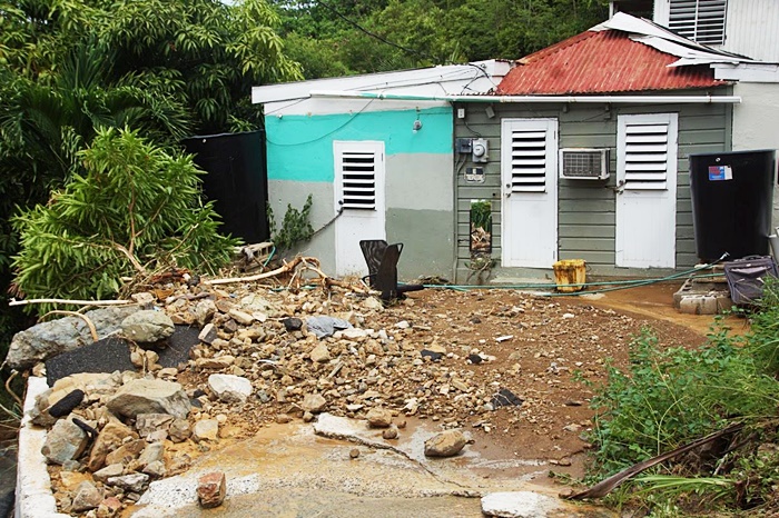 MORE PHOTOS: Damaged by the rain