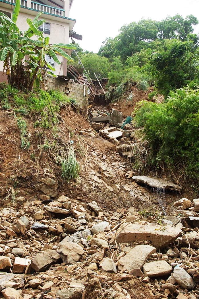 MORE PHOTOS: Damaged by the rain