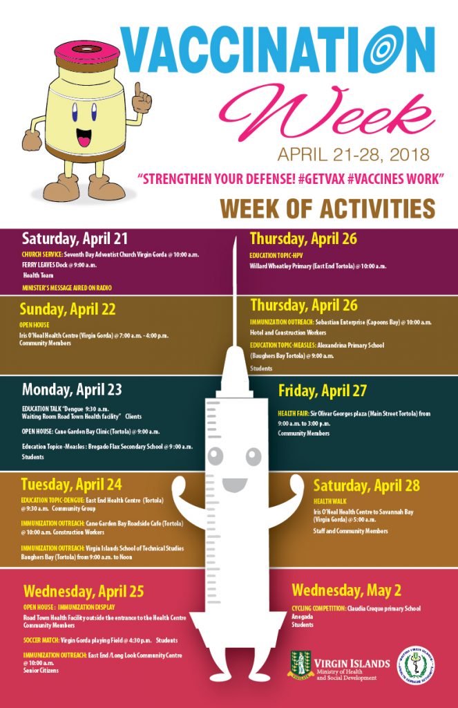 Vaccination Week commences; activities planned