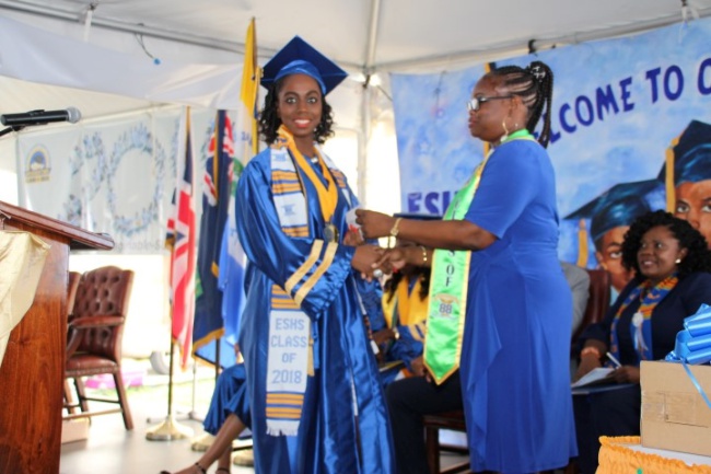 Females dominate top achievers list at ESHS graduation