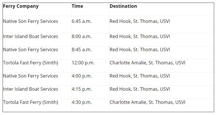 SCHEDULE: West End Ferry terminal resumes operations today!
