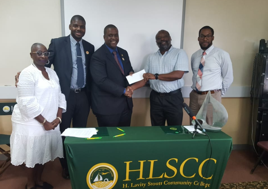 Unite BVI and gov’t partner to donate $300K to HLSCC marine programme