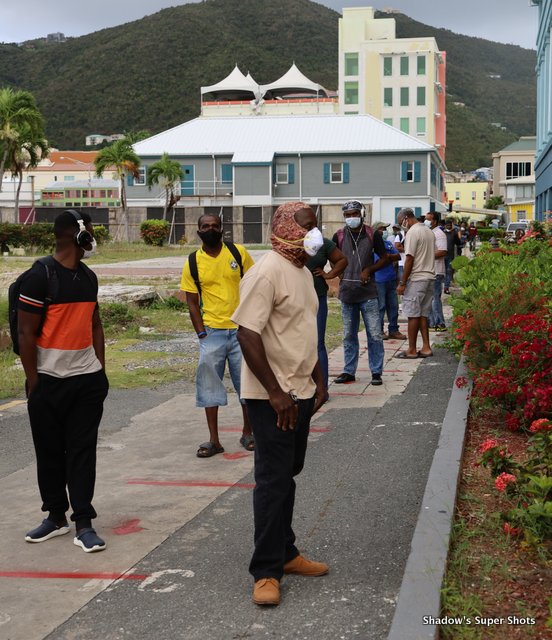 PHOTOS: Day 1 of the BVI’s ‘new regular’
