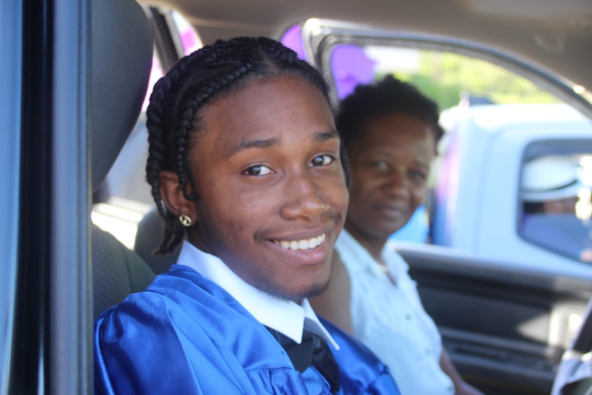 ESHS has first drive-in graduation | 59% graduates with honours