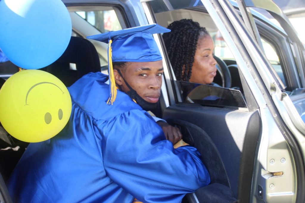 ESHS has first drive-in graduation | 59% graduates with honours