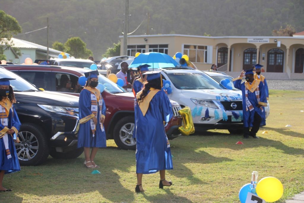 ESHS has first drive-in graduation | 59% graduates with honours
