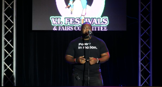 Via Donovan-Hodge wins first-ever Festival Poetry Slam competition
