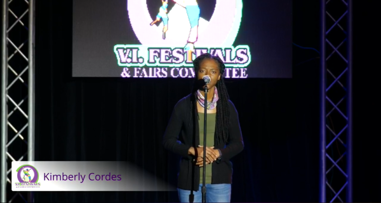 Via Donovan-Hodge wins first-ever Festival Poetry Slam competition