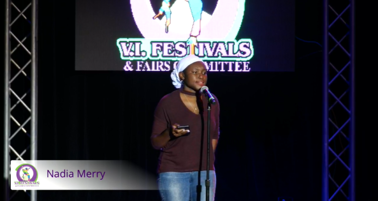 Via Donovan-Hodge wins first-ever Festival Poetry Slam competition